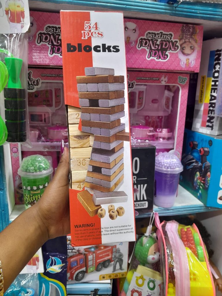 54PCS/Set Wooden Tower Building Blocks Toy Game Children Toys – Ebrahims