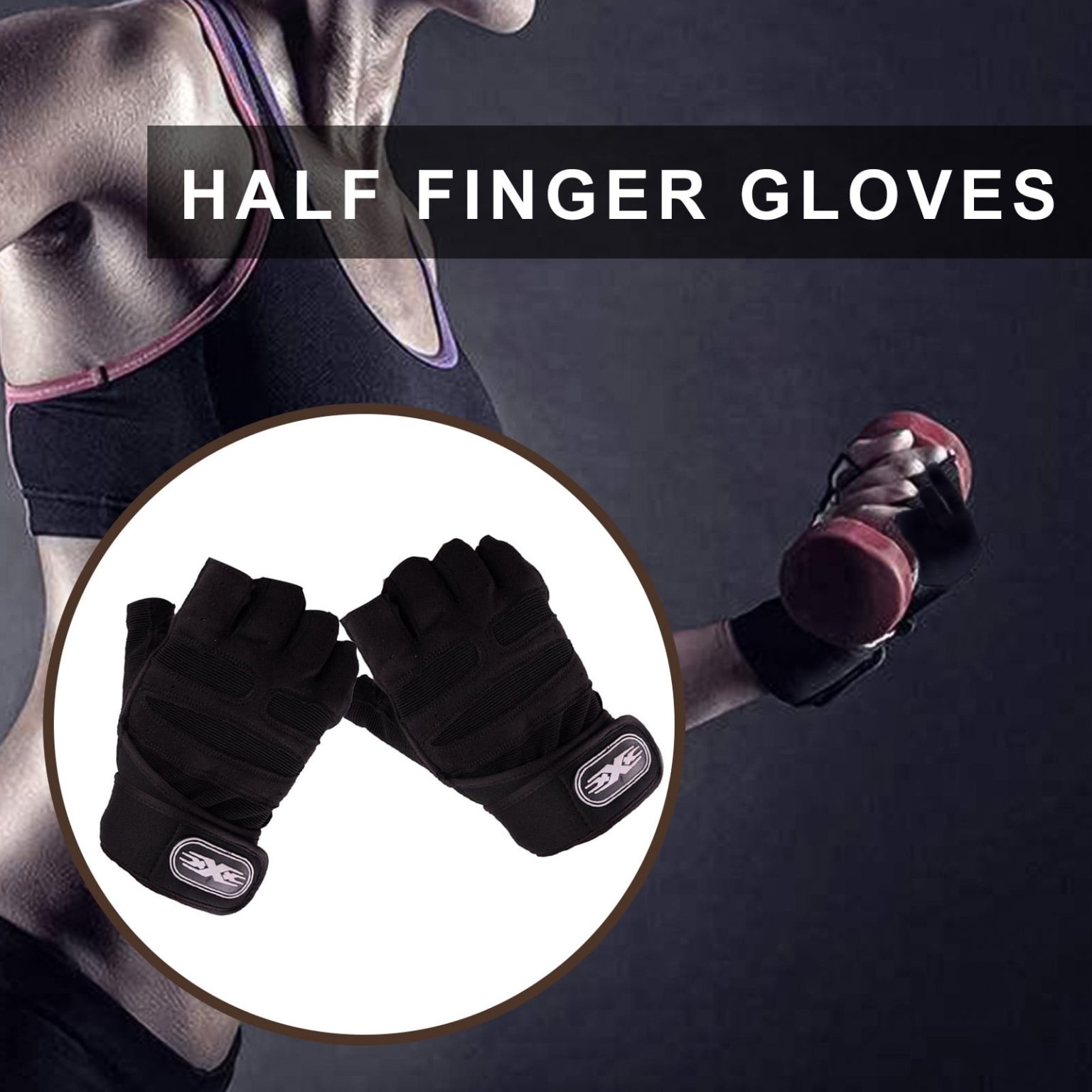 1 Pair Fitness Breathable Gloves For Weight Lifting Sports Equipment ...