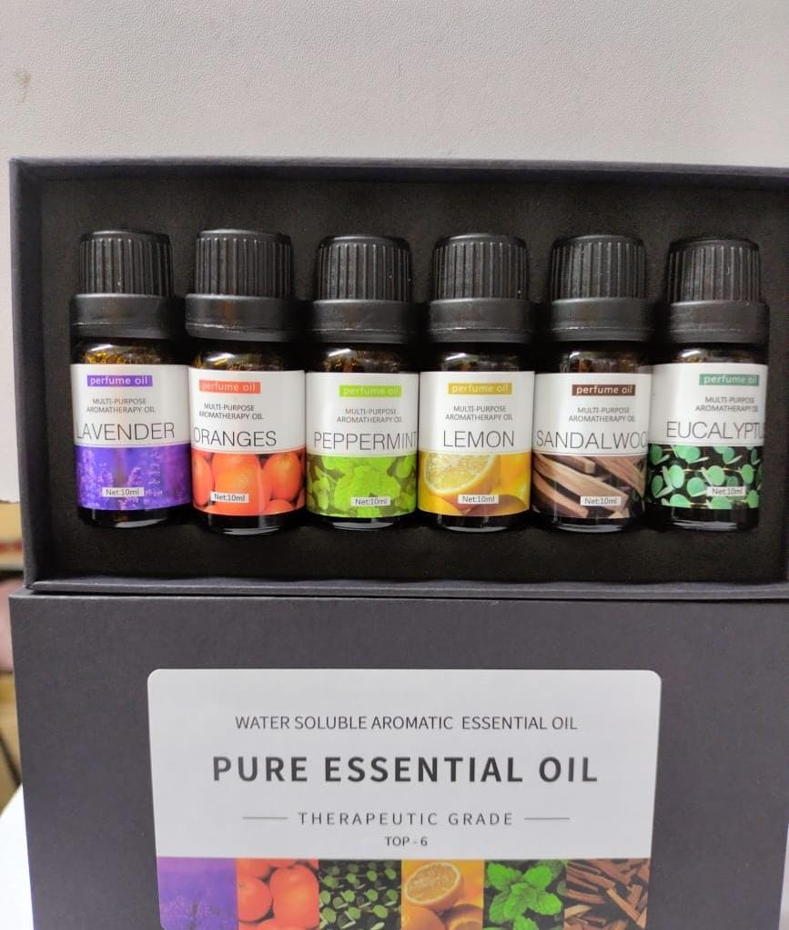 6pc set 100% Pure Natural Aromatherapy Essential Oils Capacity: each ...